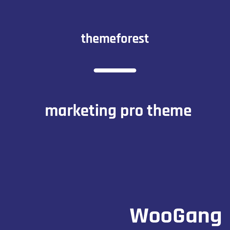 Marketing Pro – SEO, Landing, Marketing Theme - WooGang